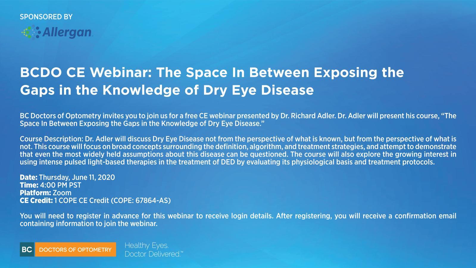 BCDO CE Webinar: The Space In Between Exposing the Gaps in the ...