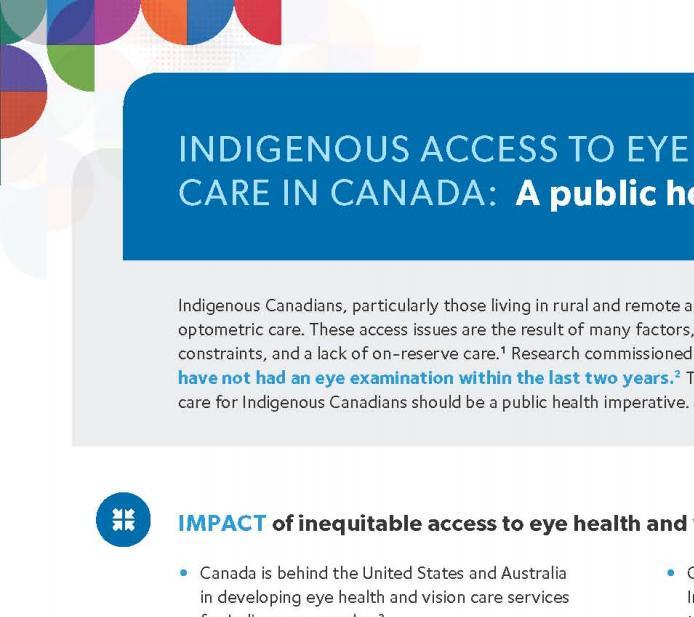 Indigenous Access to Eye Health and Vision Care in Canada | The ...